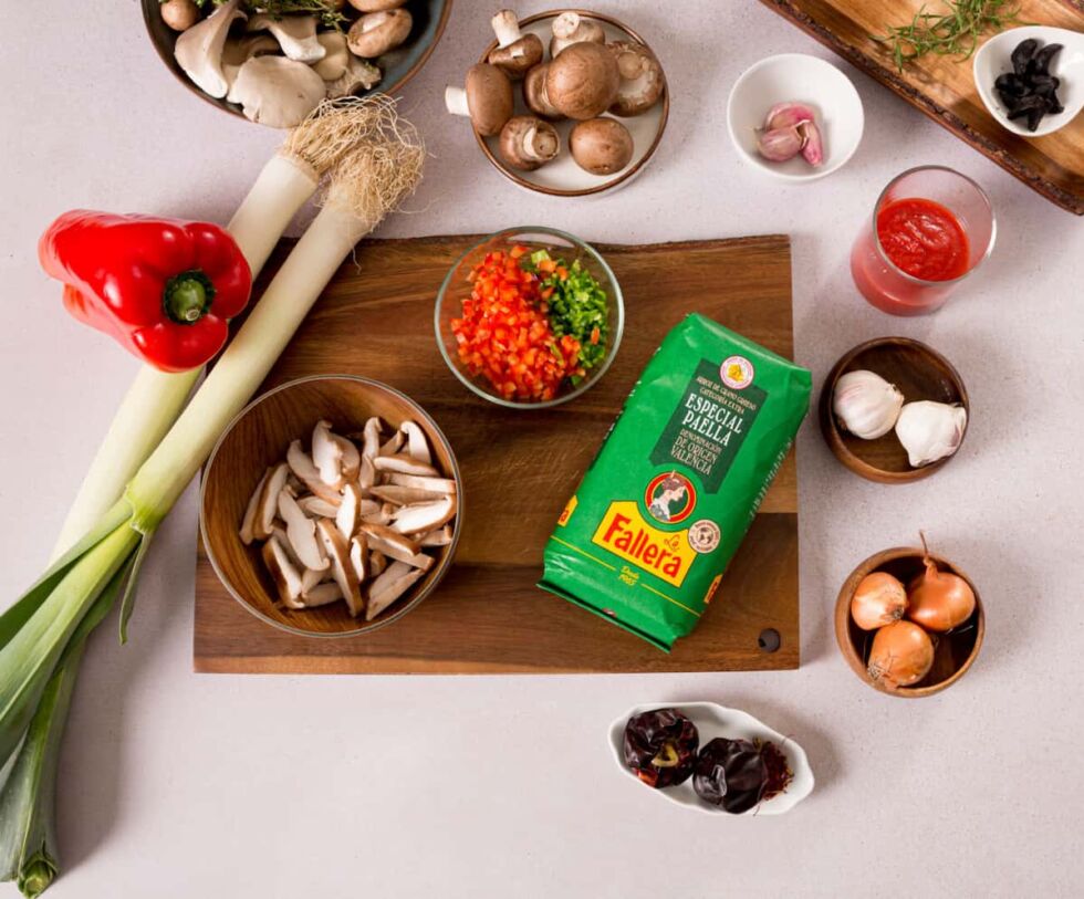 Paella de Secreto y Boletus | La Fallera